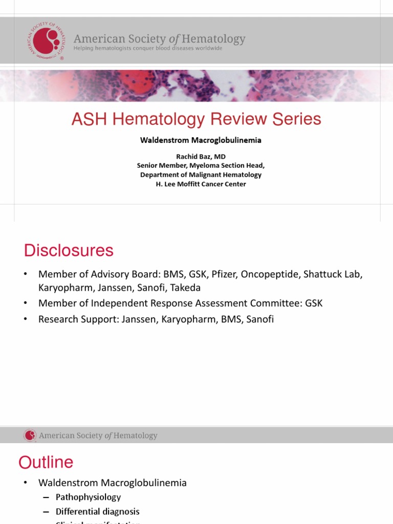 Waldenstrom Macroglobulinemia Overview | PDF | Medical Specialties ...