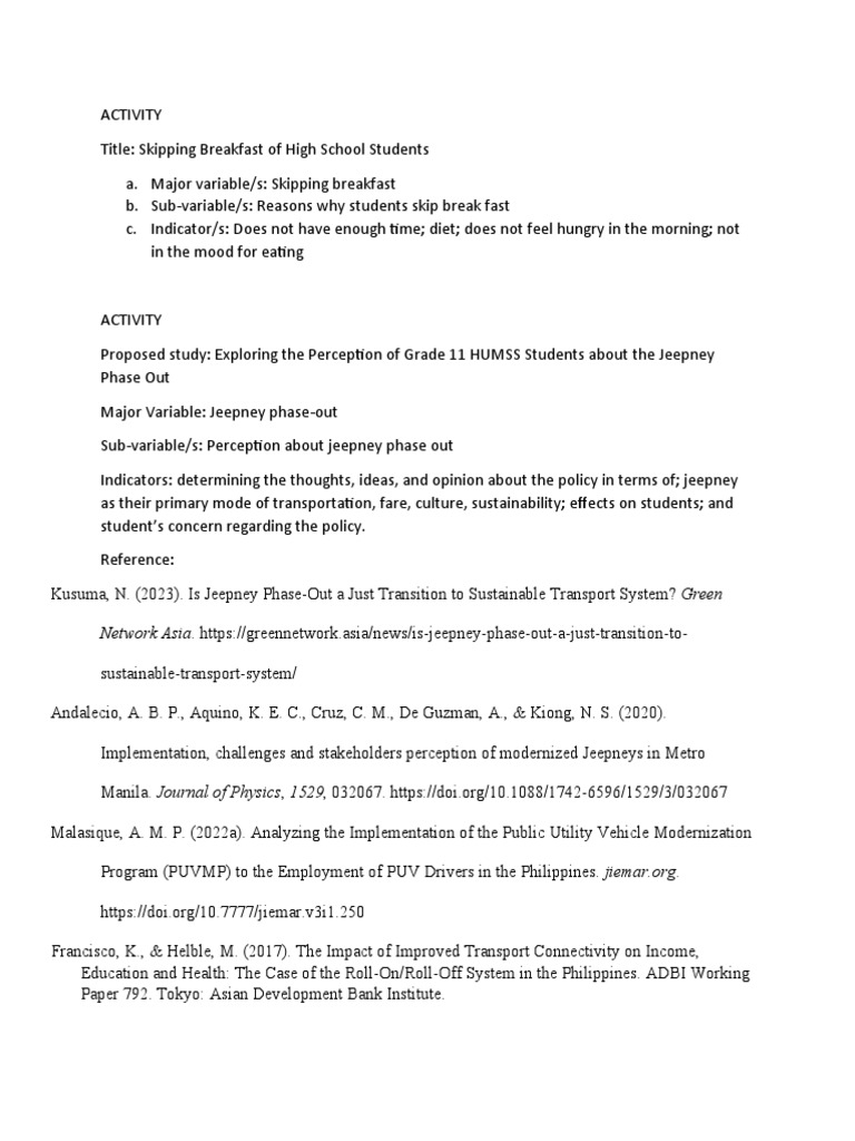 Activity PR Ito | Download Free PDF | Apa Style | Punctuation