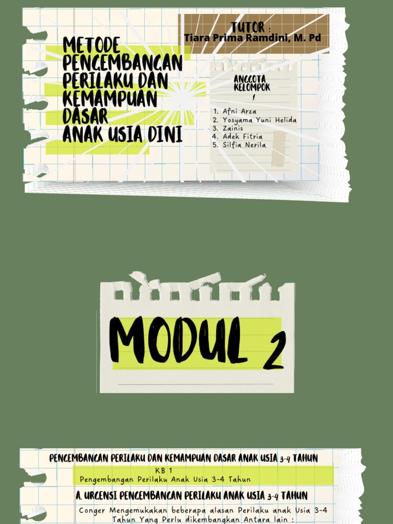 Modul 2 Buk Tiara | PDF | Pengembangan Diri | Kesehatan Holistik