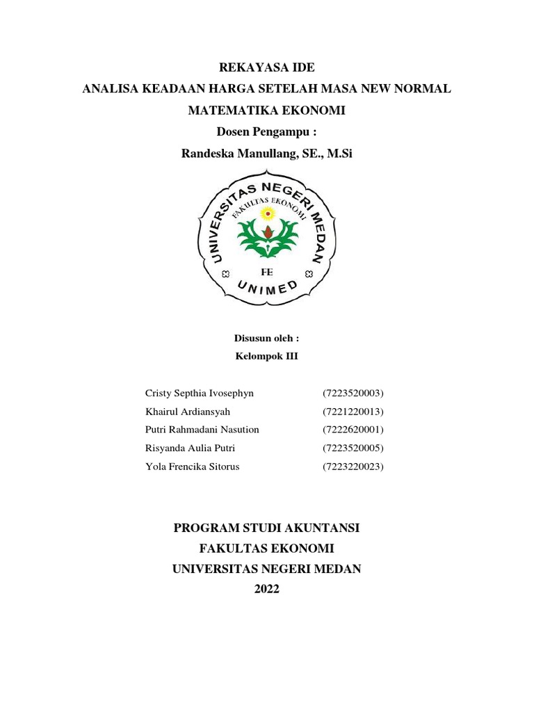 Rekayasa Ide Kel.3 Mateko | PDF