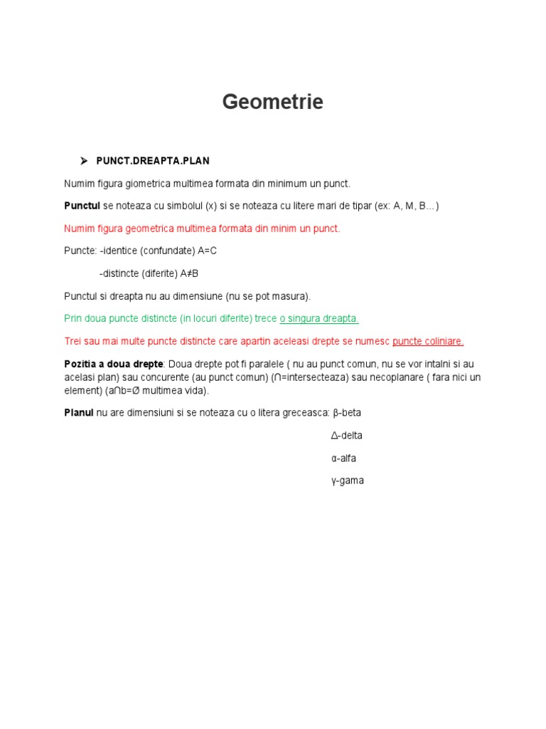 Geometrie | PDF