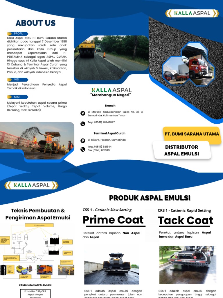 Brosur Kalla Aspal | PDF