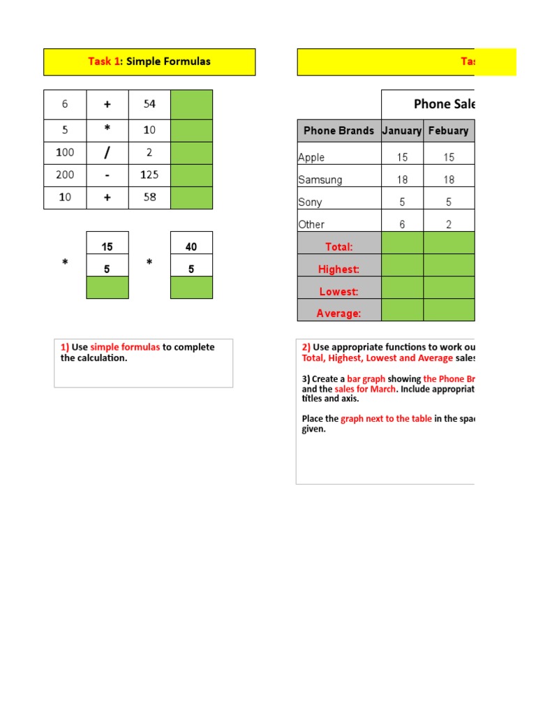 Ks3 Spreadsheet Exam Pdf Htc Apple Inc