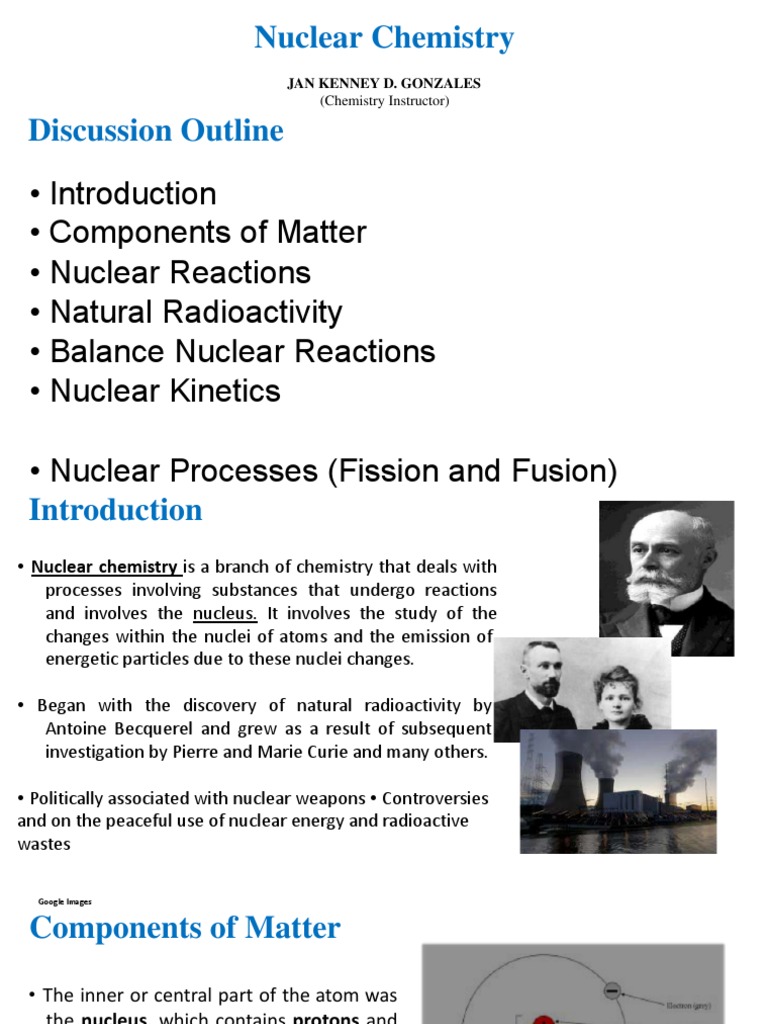 Chem 114-Nuclear Chemistry | PDF | Nuclear Physics | Radioactive Decay