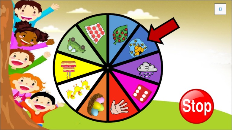 RULETA Conteo Del 1-10 | PDF