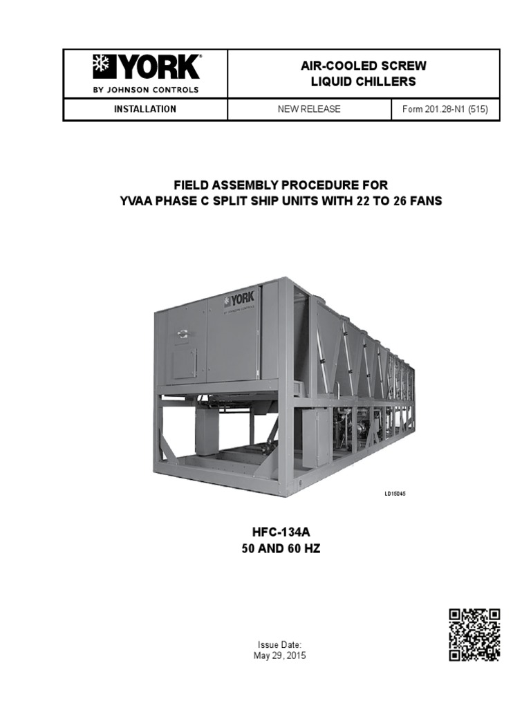 YVAA - Installation Manual (IM) - May. 2015 - EN - US | PDF