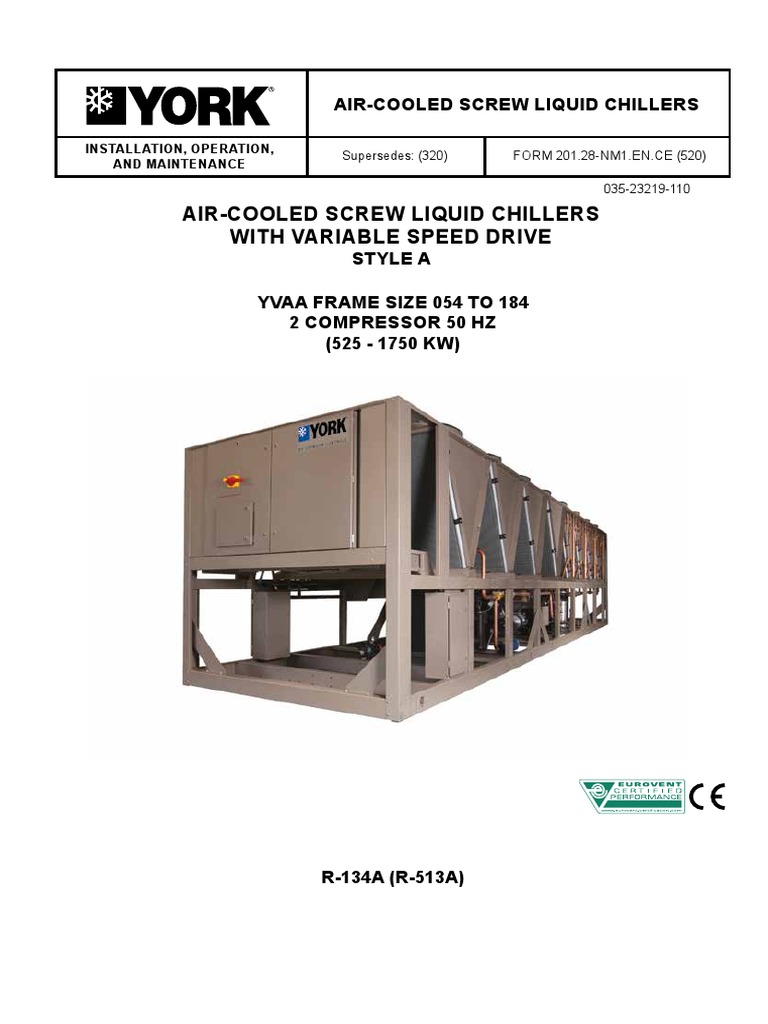 YVAA - Installation and Operations Manual (IOM) - May. 2020 - EN - US | PDF