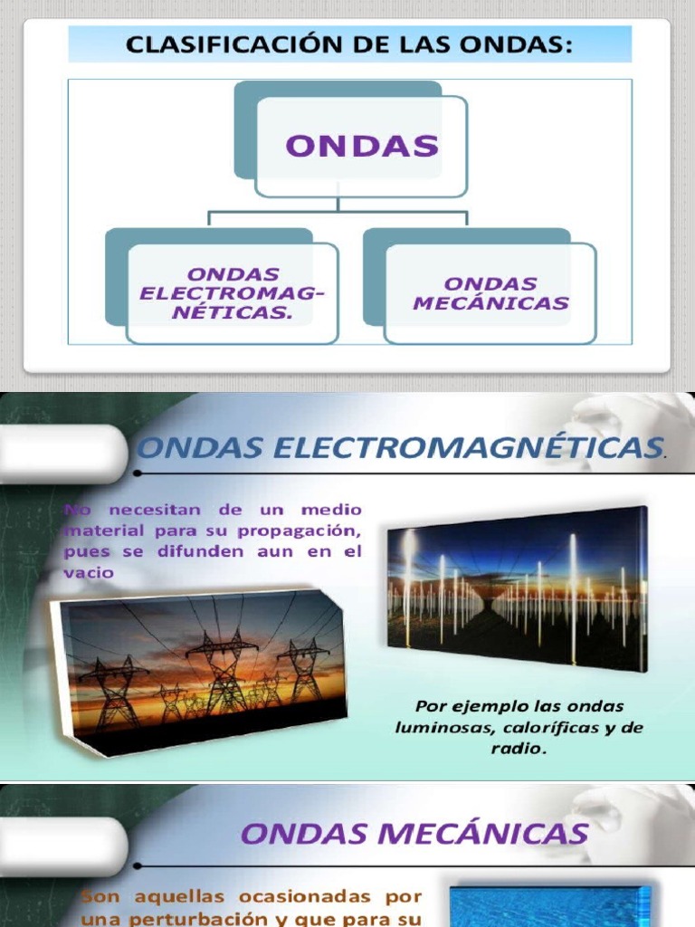CLASE N°1 FISICA 7° - TIPOS DE ONDAS 6 MAYO | PDF