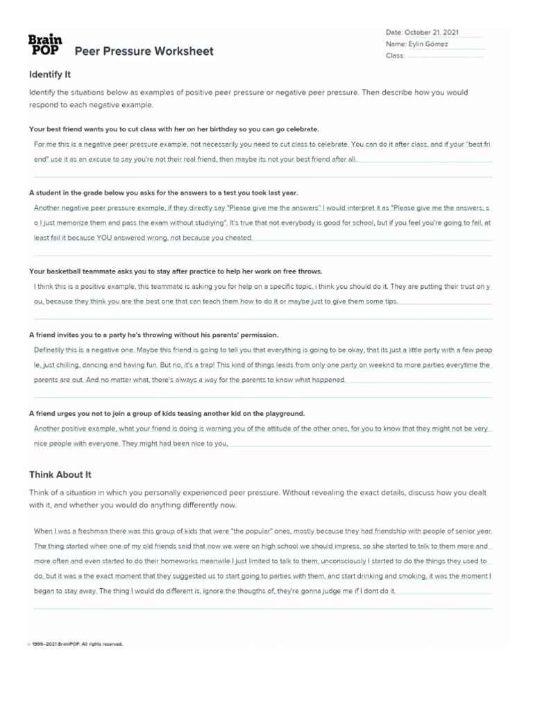 Worksheet Cevaz | PDF