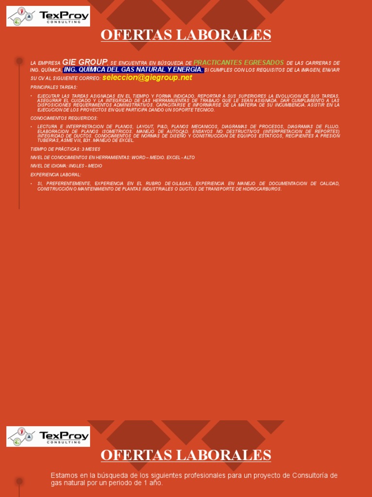 Ofertas Laborales | PDF | Microsoft PowerPoint | Ventana (informática)