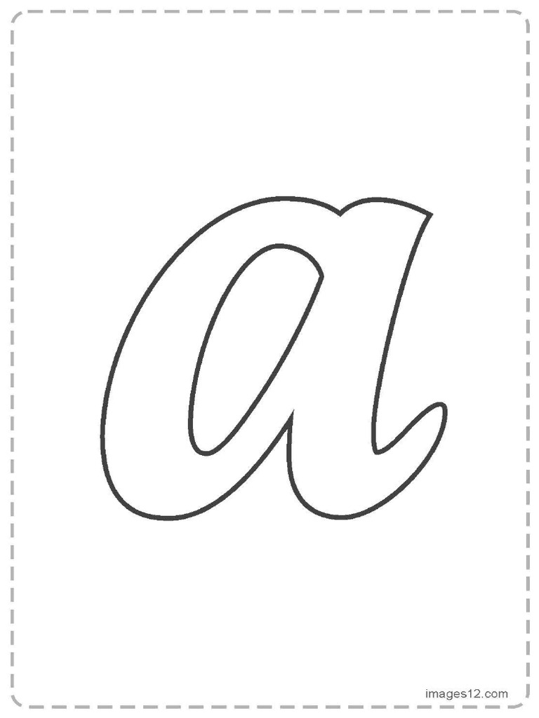 Letras Minusculas para Imprimir-1 | PDF
