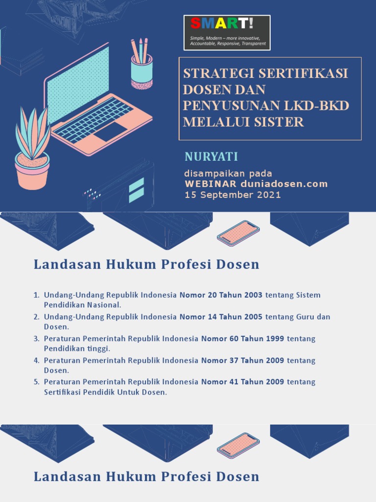 Strategi Sertifikasi Dosen Dan Penyusunan LKD-BKD Melalui Sister | PDF ...