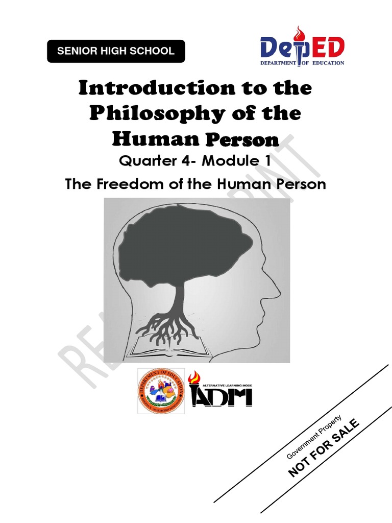 Q4 Intro To Philo M1 | PDF | Free Will | Dignity