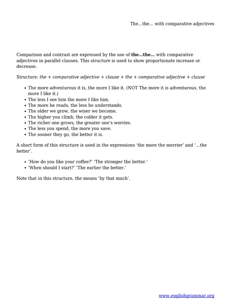 1 Comparative Structure A | PDF