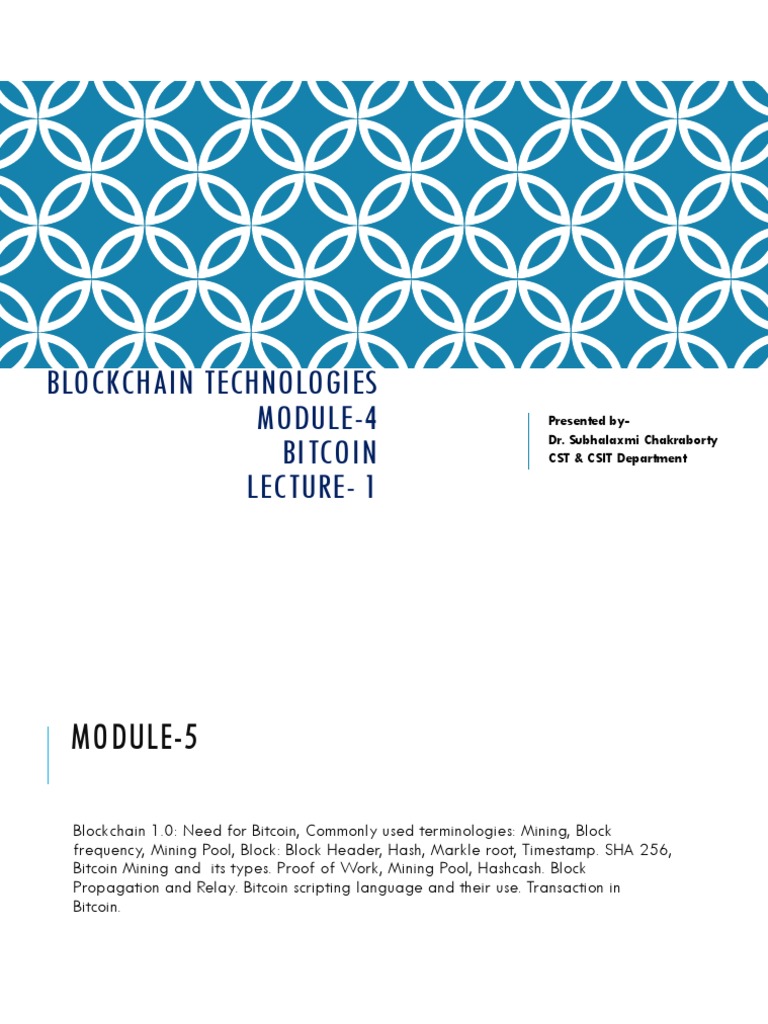 Bitcoin & Blockchain Essentials | PDF | Cryptocurrency | Bitcoin