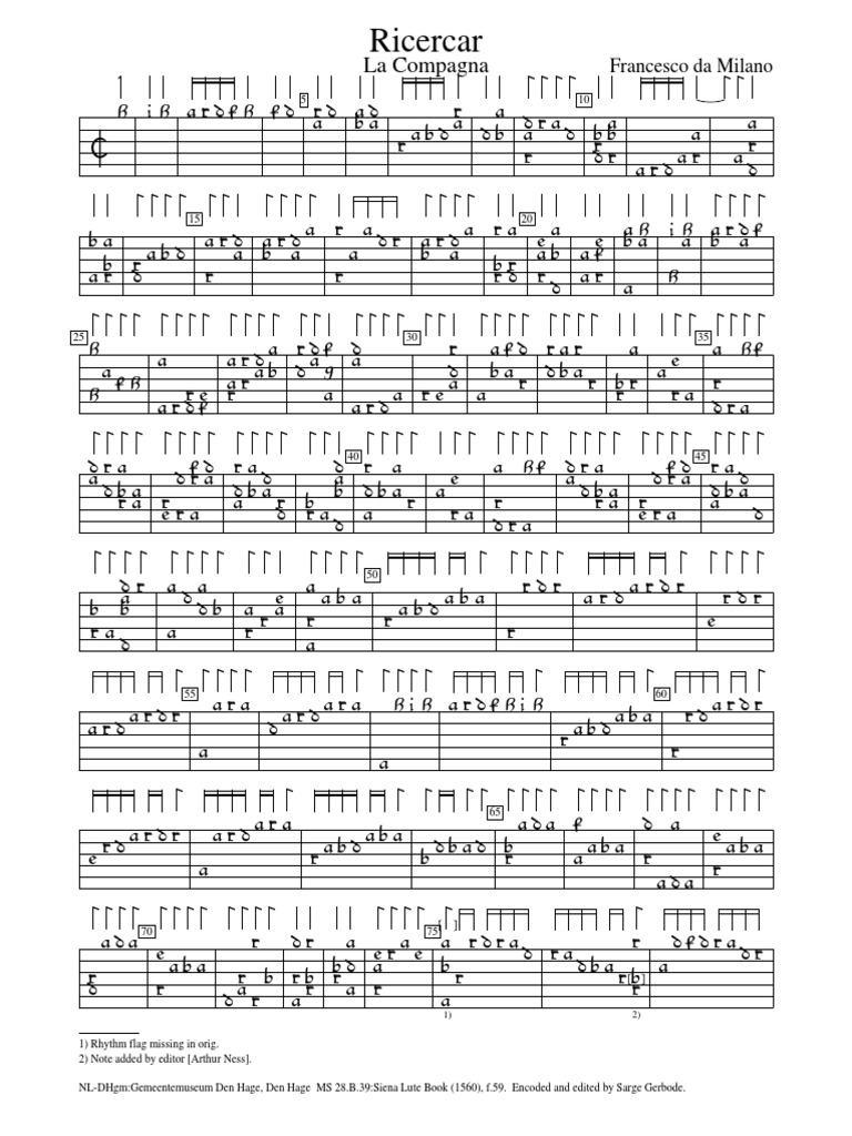 12-Ricercar 34 La Compagna | PDF