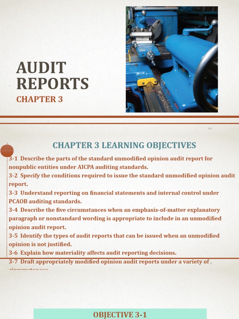 Chapter 3 | PDF | Auditor's Report | Financial Audit