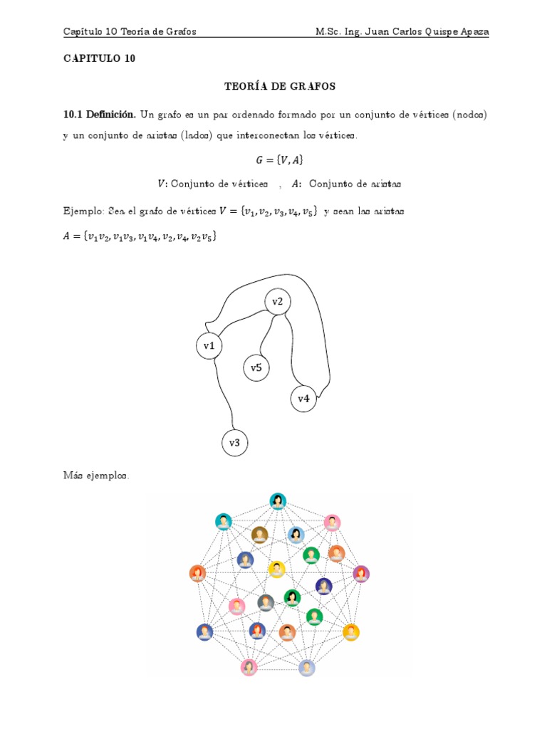 Capítulo 10 Teoria de Grafos (I-2022) | PDF | Vértice (teoría de grafos ...