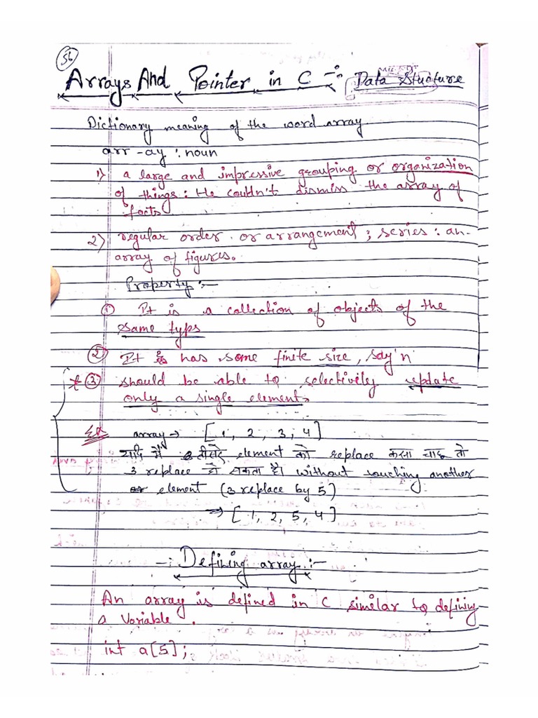 array&pointer | PDF array&pointer | PDF