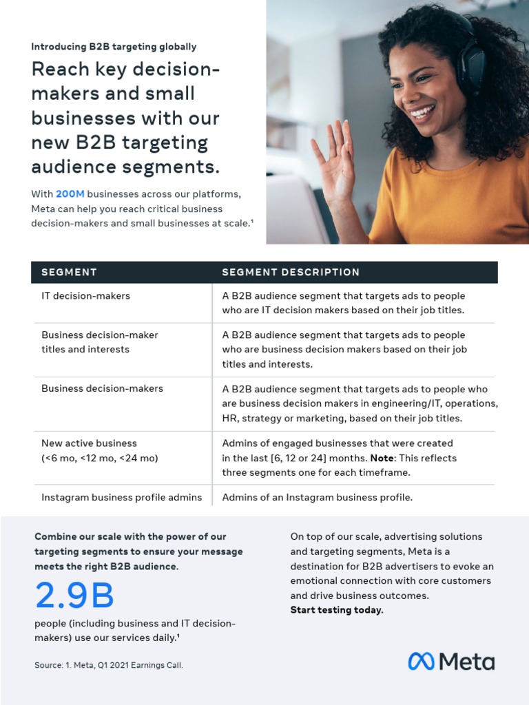 B2B Targeting 1-Sheeter | PDF | Business