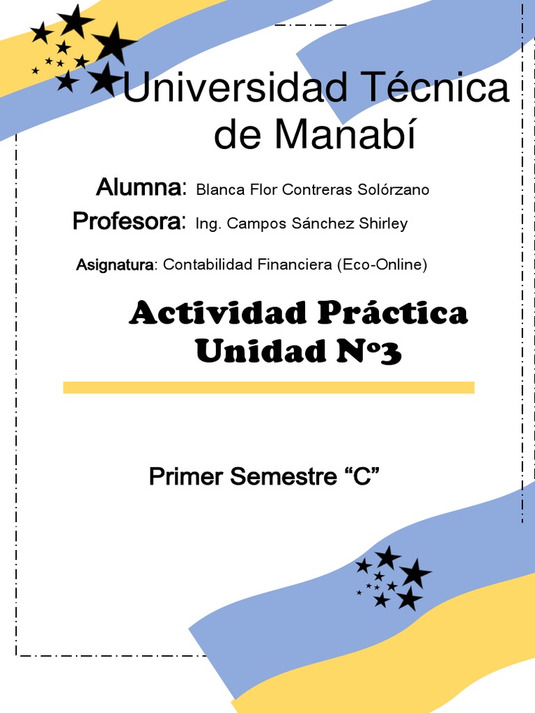 Actividad Práctica Contabilidad U3 | PDF