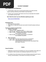 Fortnite Competitive Tournament Rules | PDF | Gaming | Sports