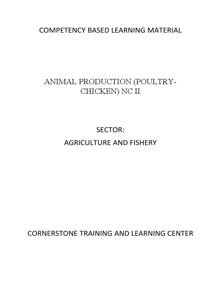 Cblm Chicken Pdf Avian Influenza Egg As Food