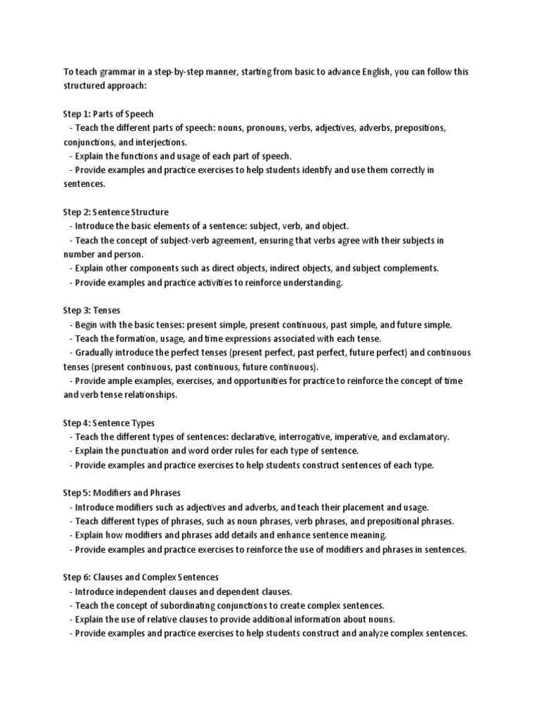 English course | PDF