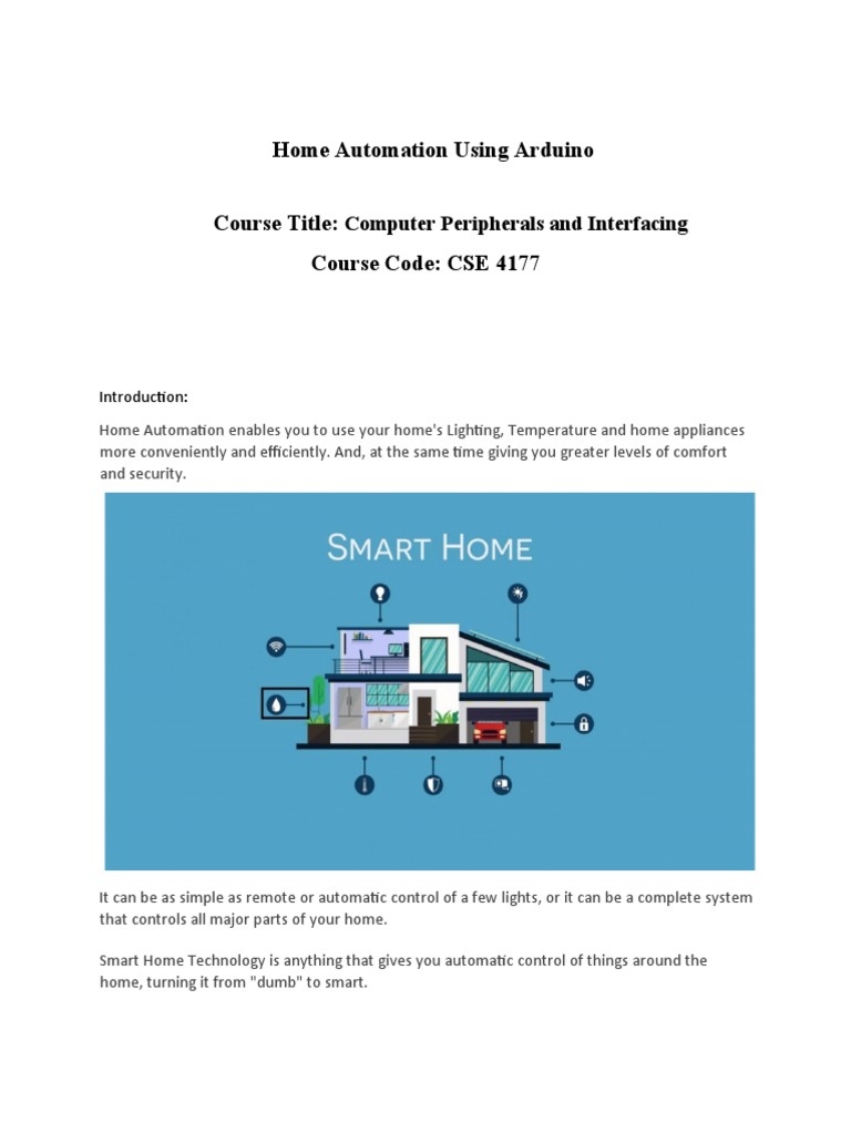 Home Automation Using Arduino | Download Free PDF | Home Automation ... Home Automation Using Arduino | Download Free PDF | Home Automation ...