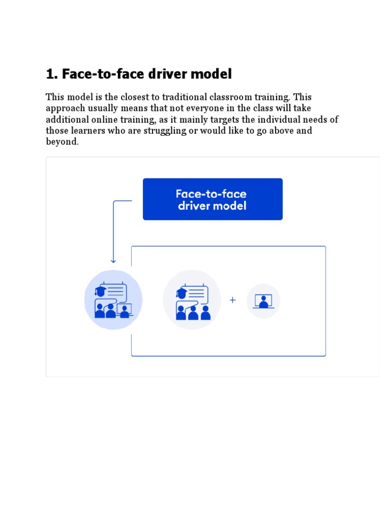 Face-To-Face Driver Model | PDF
