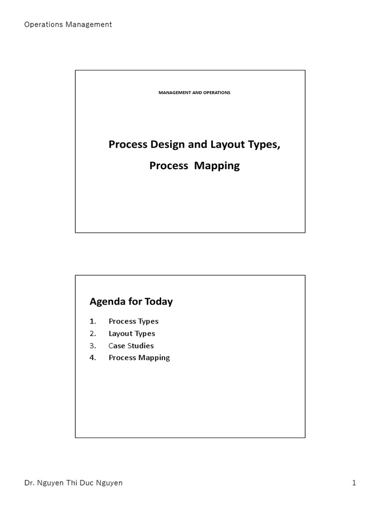 BA_N-2 Process Design, Layout, Process Mapping-sent St | PDF