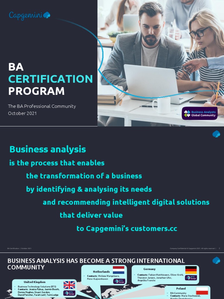 BA Certification Information New | PDF