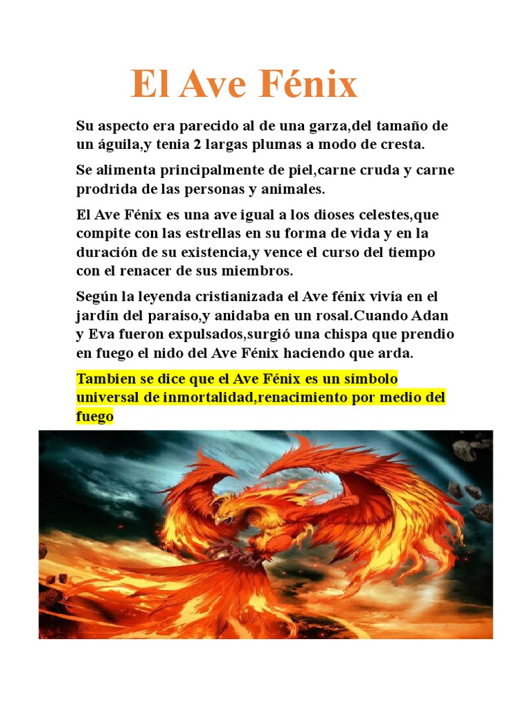El Ave Fénix | PDF
