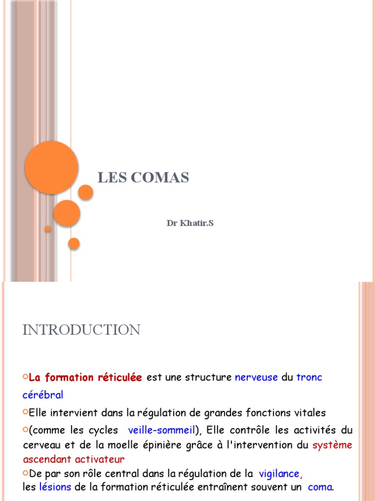 5 Les Comas | PDF | Coma | Cerveau