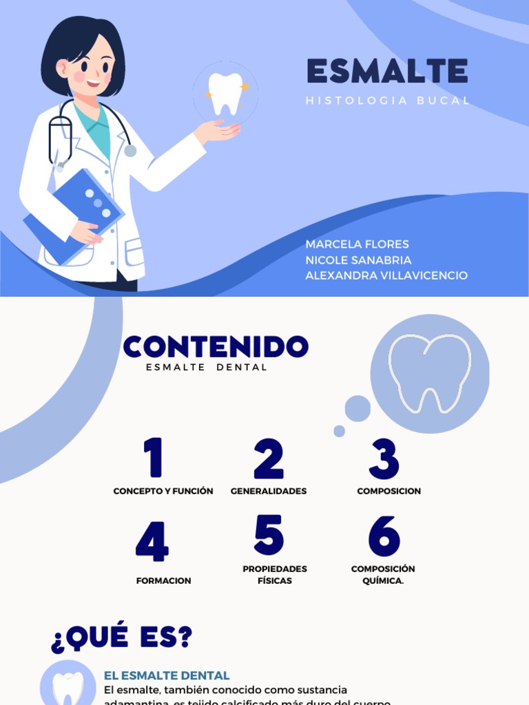 Esmalte Dental | PDF | Esmalte de dientes | La matriz extracelular