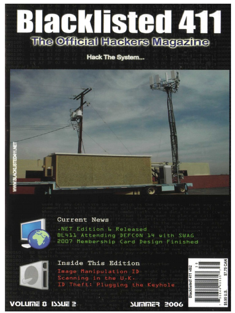Blacklisted_411_The_Official_Hackers_Magazine_Summer_2006 | PDF