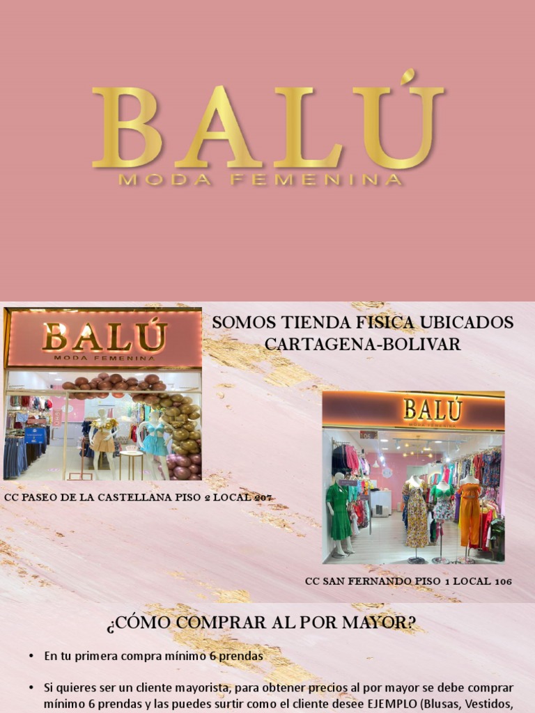 Catalogo Balú | PDF | Moda | Ropa