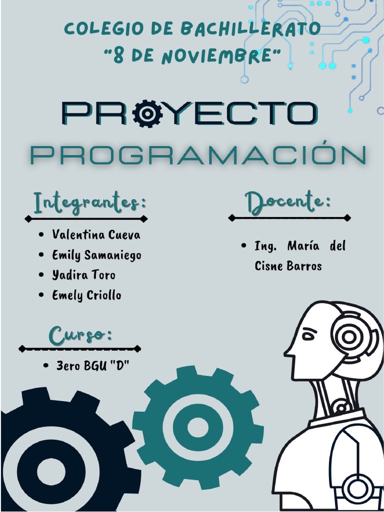 Proyecto Programacion | PDF | Algoritmos