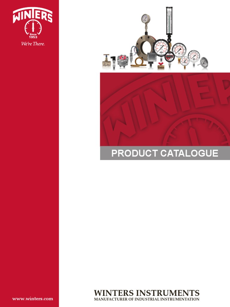 Winters Catalogue | PDF | Pressure Measurement | Valve