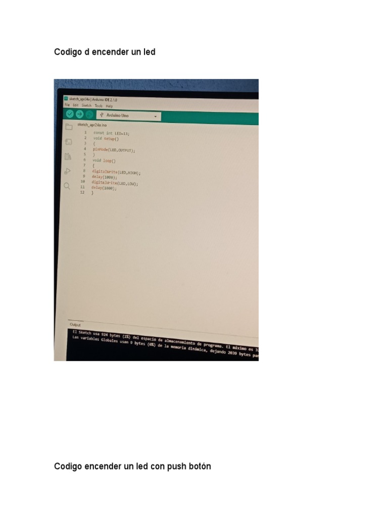 Codigos Arduino | PDF