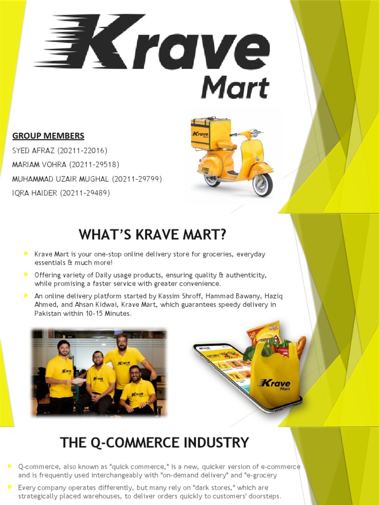 Msvi Project - PPT (Krave Mart) | PDF