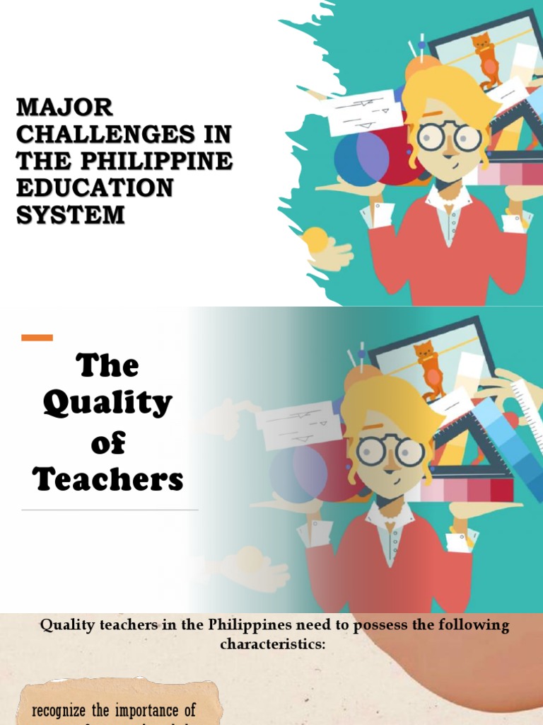 Major Challenges in The Philippine Education System | PDF | Learning ...