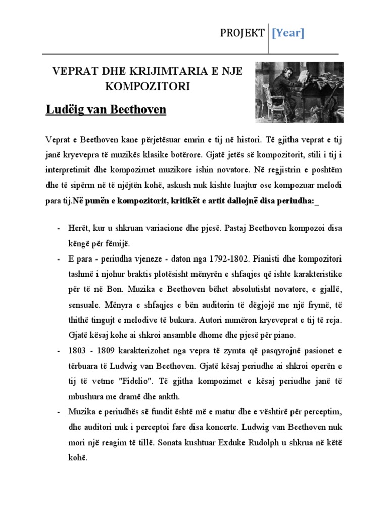 JETA E NJE KOMPOZITORI-muzik | PDF