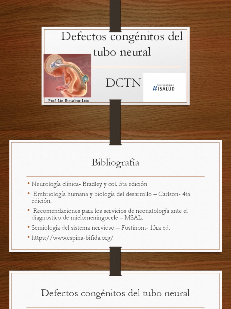 Defectos Congénitos Del Tubo Neural | PDF | Vejiga urinaria | Escoliosis
