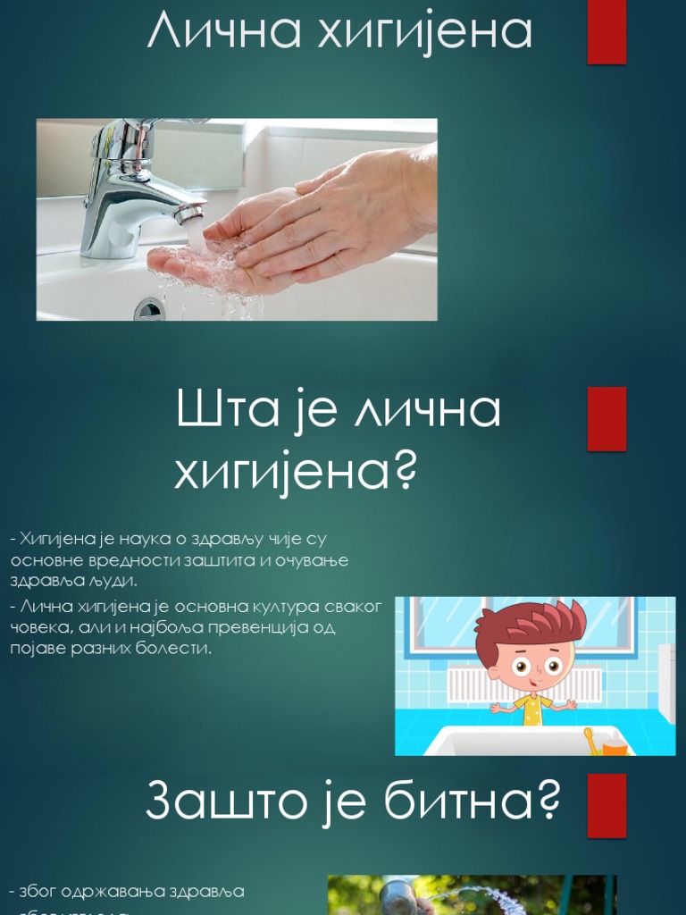 Licna Higijena-Domacinstvo 1 | PDF