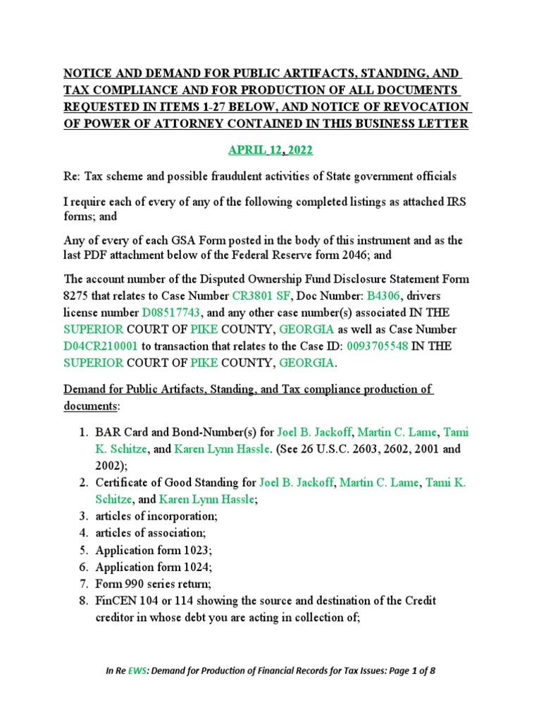 BulletProof Production of Financial Documents For IRS and FinCEN | PDF