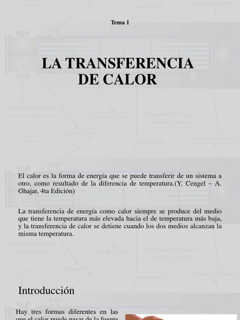 Transferencia de Calor y Intercambiadores | PDF | Intercambiador de ...