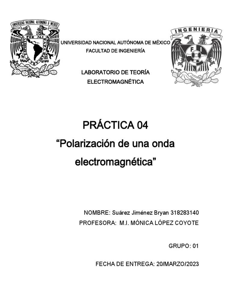 P4 Lab Teoria Electromagnetica | PDF