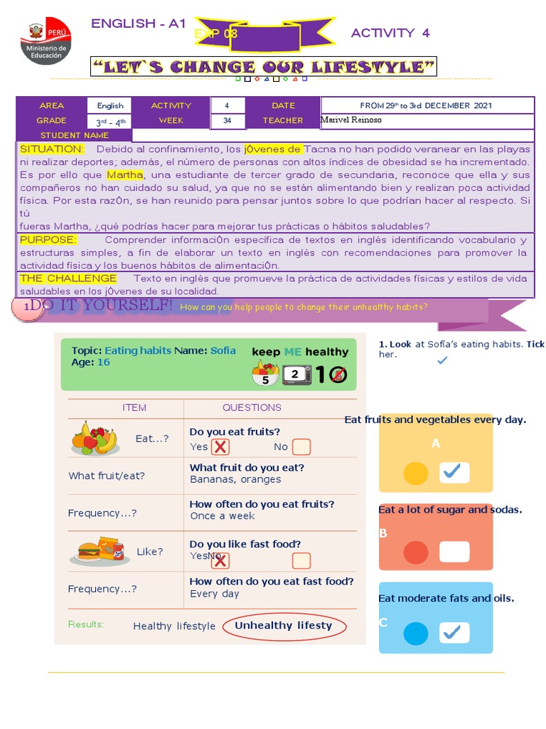 SEMANA 34 EA8 Activity 4 | PDF