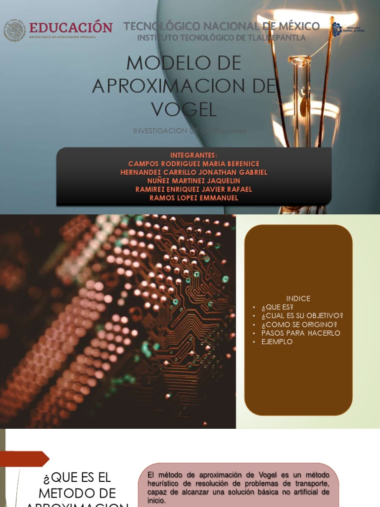 Modelo de Aproximacion de Vogel | PDF | Optimización Matemática | Informática teórica